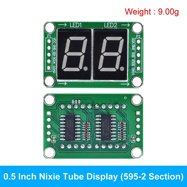 Static Drive 2 3 4 Segment Digital Tube LED Display Module 2 Digital ...