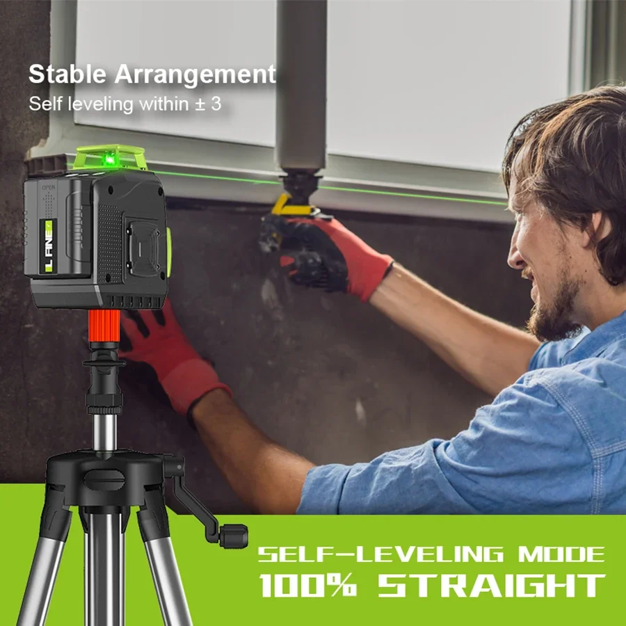 Laser Level Tripod Green Line Laser Level Tool Wall Suction Laser Level ...