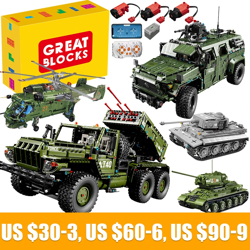 Technical Car Katyusha Rocket Launcher T4011 APP T4015 Remote Control ...