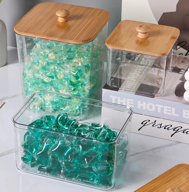 1PC Laundry Room Laundry Gel Bead Storage Box Laundry Detergent ...