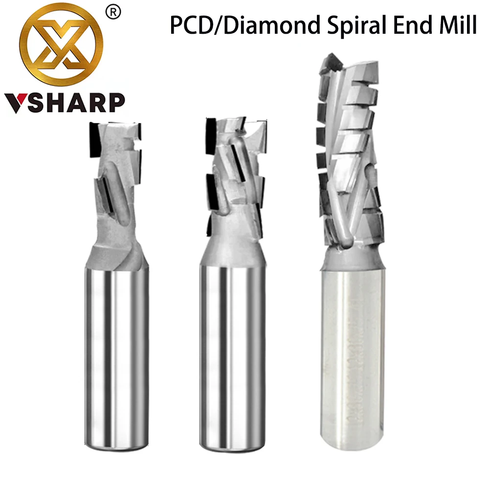 Vsharp-Diamante-Espiral-Fresadora-PCD-Milho-End-Mill-Gravura-Slotting-Ferramenta-CNC-para-Placa ...