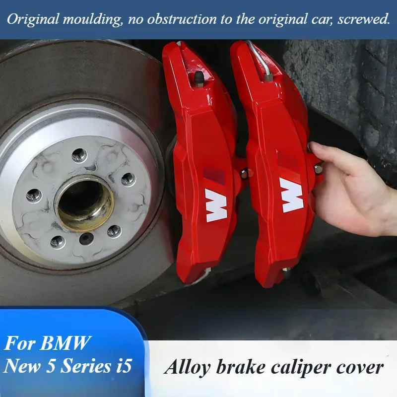 For BMW New 5 Series i5 2024 530 Brake Caliper Cover Aluminum Alloy Brake Caliper Protector Modification Brake Caliper CoverTrim AliExpress 34
