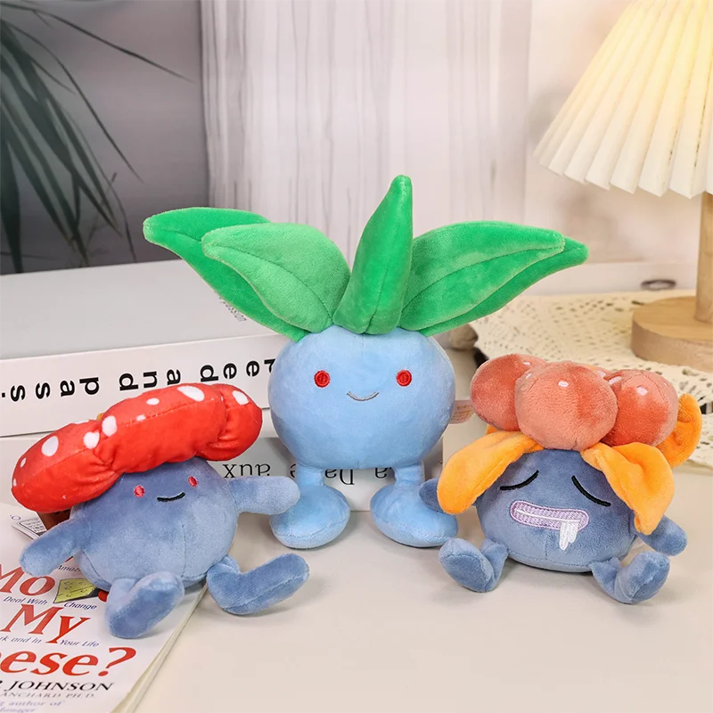 Pluszaki Pokemon Fit Series Vileplume Gloom Oddish, kreskówkowe zabawki ...