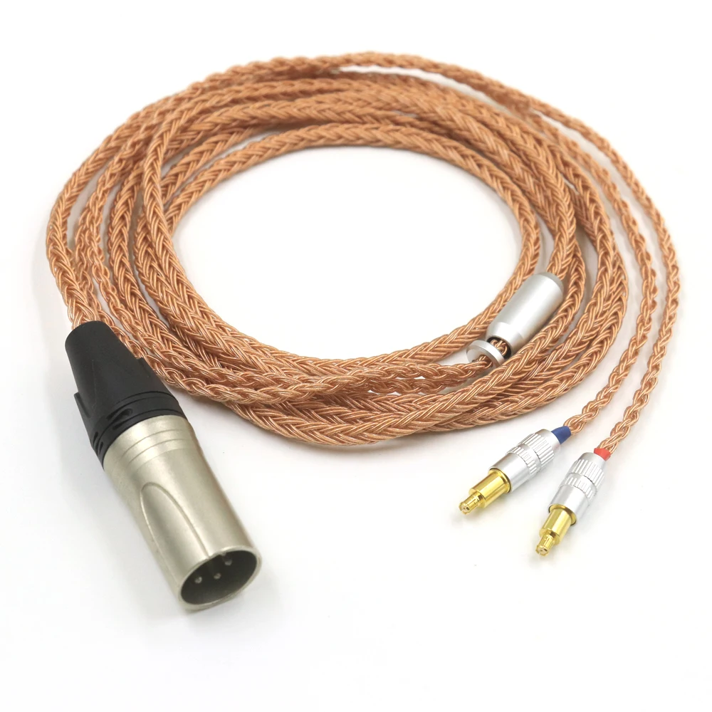 16 Cores 4 Pin Xlr 4.4 2.5mm Headphone Earphone Cable For Ath- Ap2000ti ...