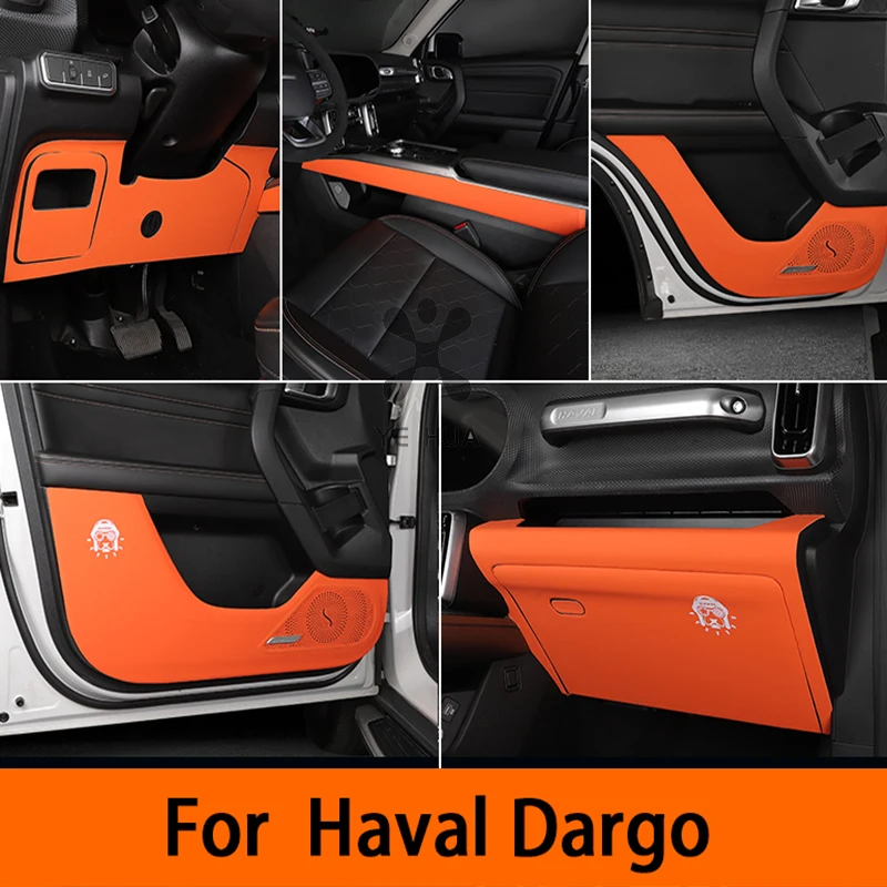 Car-Door-Anti-Kick-Pad-Leather-Protection-Film-For-GMW-Haval-Dargo-2023 ...