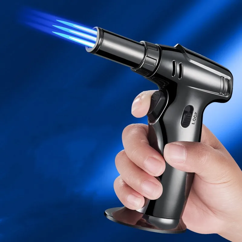 Novo-Tr-s-Chama-1300-Ponto-de-Fus-o-G-s-Butano-Isqueiro-360-Uso-Blue.jpg