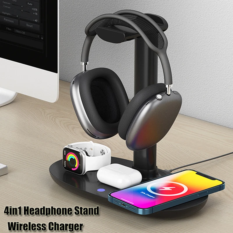 4in1-Headphones-Stand-for-Airpods-Max-Detachable-Headset-Holder-Hanger ...