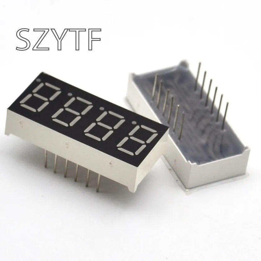 10 pces 4bit 1 bit comum ânodo positivo digital tubo 0.36 dentro ...