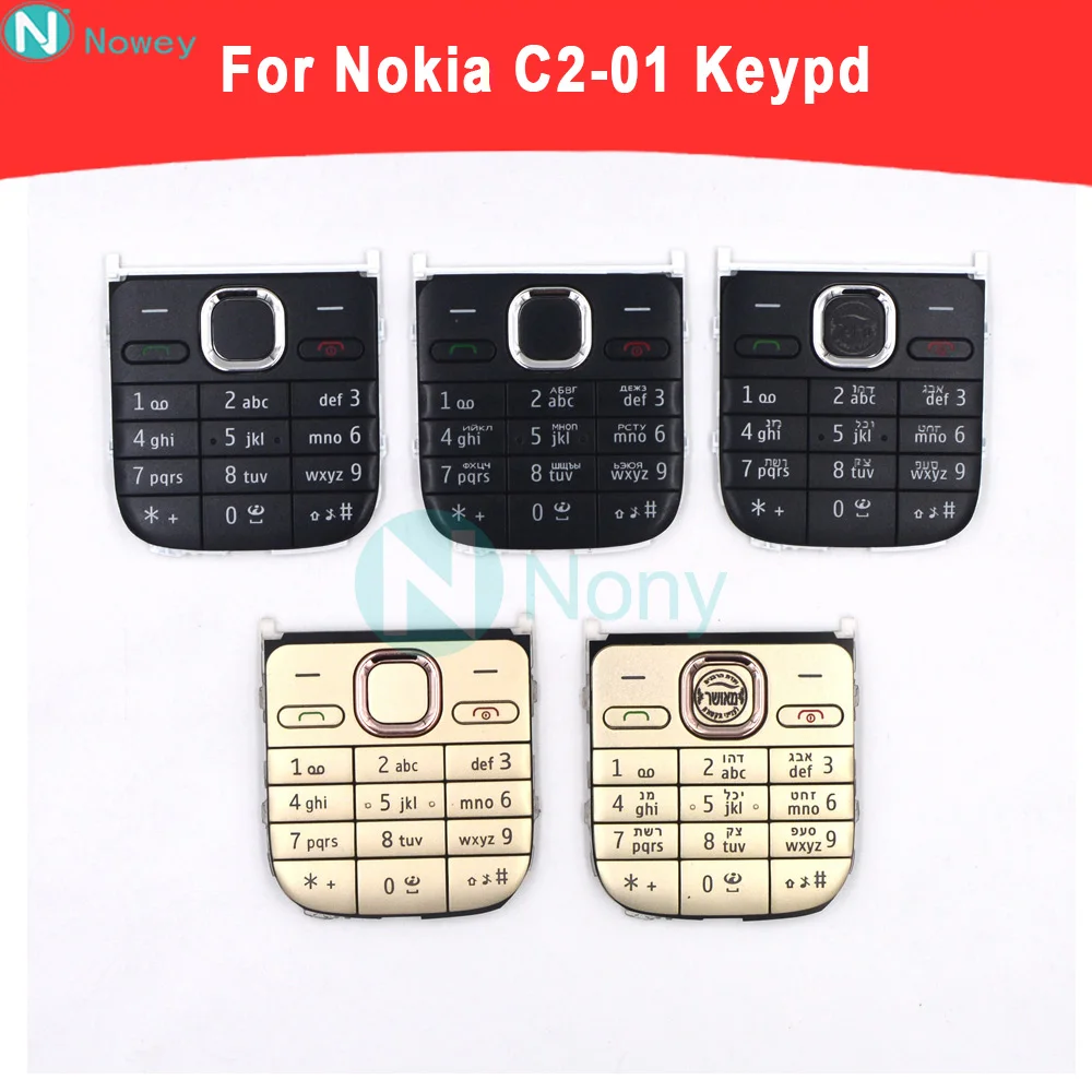 Nowey-C2-01-Keyboard-For-Nokia-C2-C2-01-Mobile-Phone-Keypad-Cover-Case ...