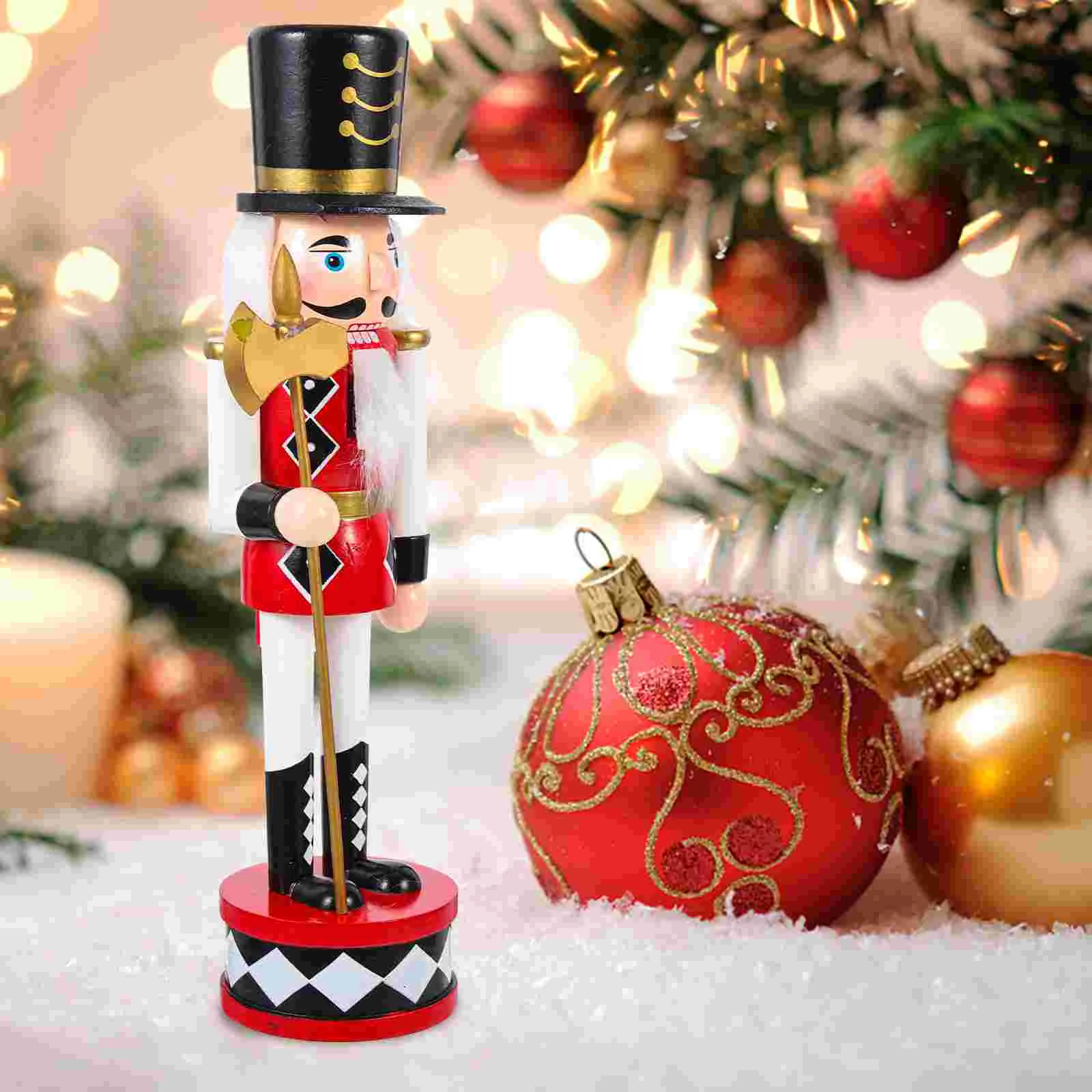 Wooden-Craft-Standing-Drum-Nutcracker-Wood-Xmas-Nutcrackers-Gift-Christmas-Decor-Table-Ornament ...