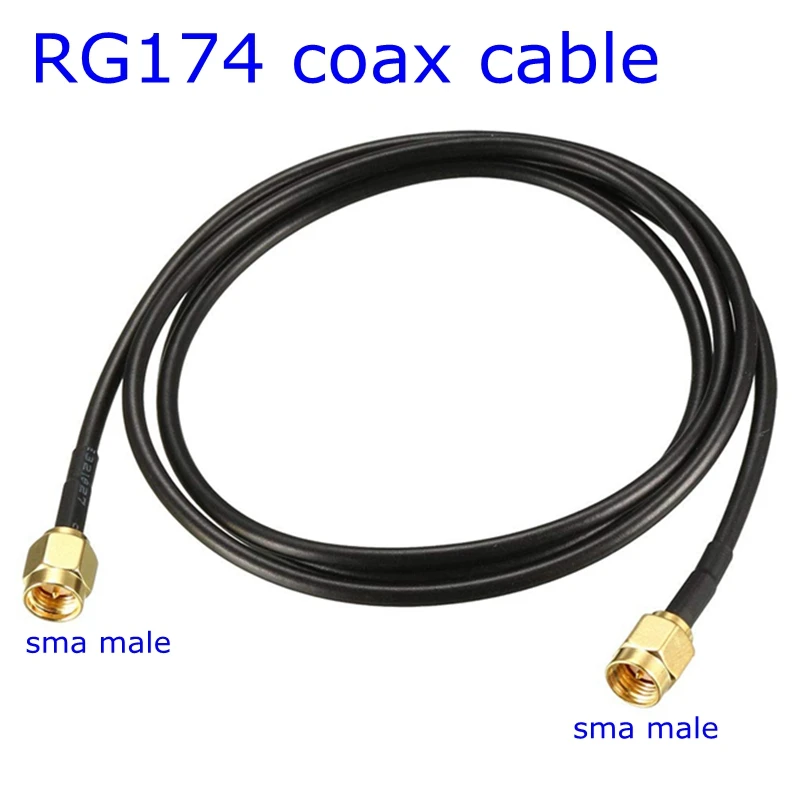 Cable-coaxial-RG174-SMA-macho-a-conector-macho-RPSMA-para-extensi-n-de ...