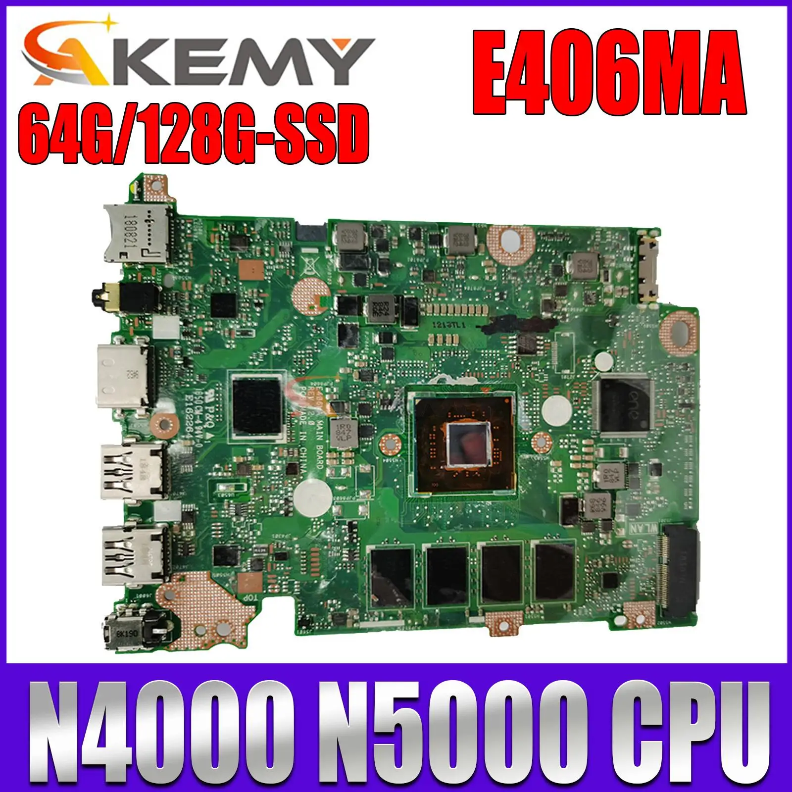 Mainboard E406 E406M E406MA L406MA E406MAS Laptop Motherboard N4000 ...