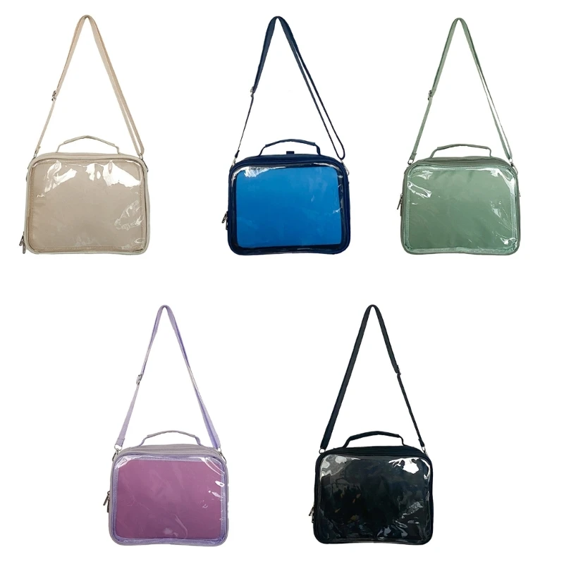 E74B-Multi-Purpose-Ita-Backpacks-Crossbody-Bag-Shoulder-Purse-Clear ...