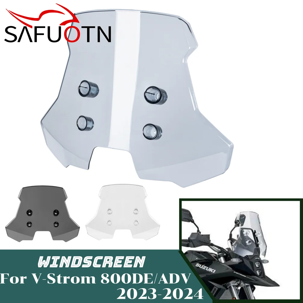 for-V-Strom-800-Touring-Windshield-Windscreen-For-Suzuki-800DE-DE ...