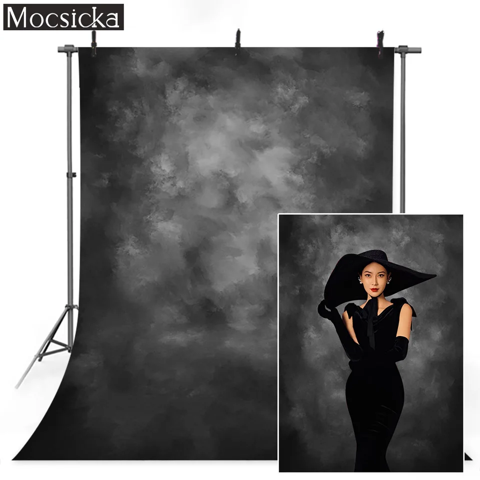 Vintage Photography Background Dark Blue Photography Backdrop 5x7ft ...