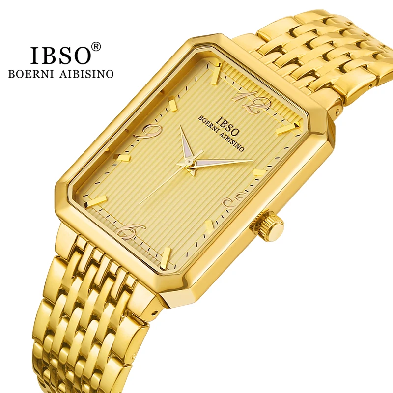 IBSO-Ultra-Thin-Men-Quartz-Watch-Luxury-Style-Rectangle-Dial-Stainless ...