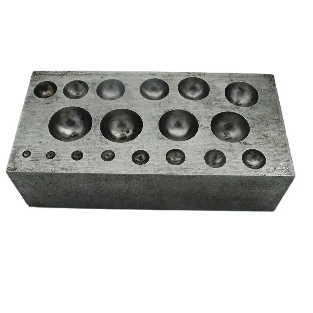 Steel-Dapping-Block-for-Silversmith-Jewelry-Forming-Jewelers-Doming ...