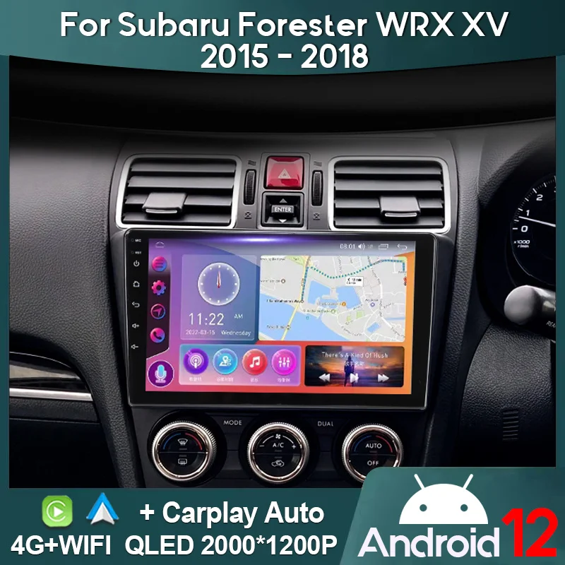 9-Android-13-Car-Radio-For-Subaru-Forester-WRX-XV-2015-2018-Multimedia ...