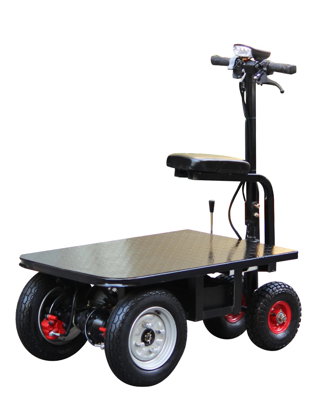 YY Inverted Donkey Electric Flat Truck Tricycle Construction Site Pull ...