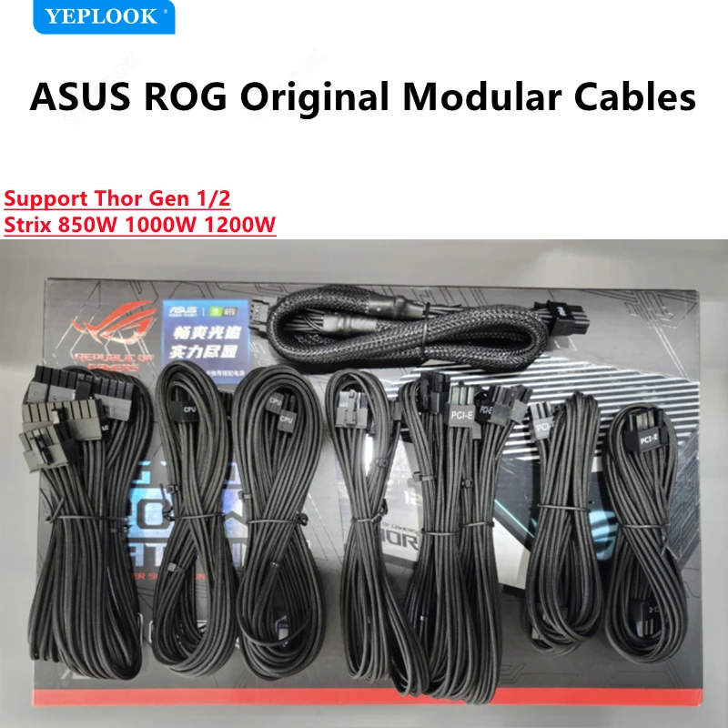 Original-ASUS-ROG-THOR-STRIX-Modular-Cable-GPU-PCIe-8Pin-Dual-8Pin-ATX ...