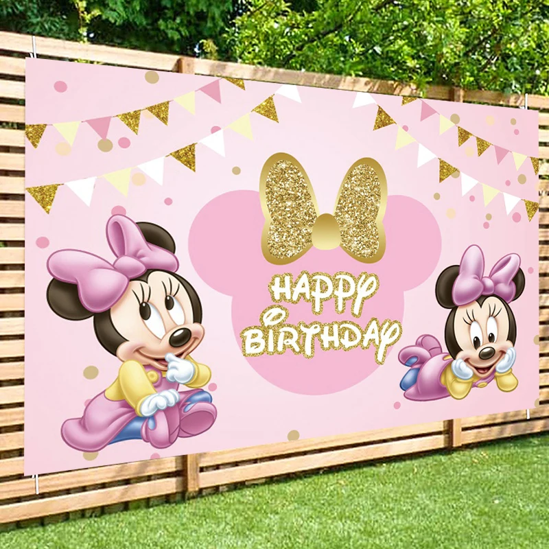 Baby Minnie Mouse 1st Birthday Wallpaper