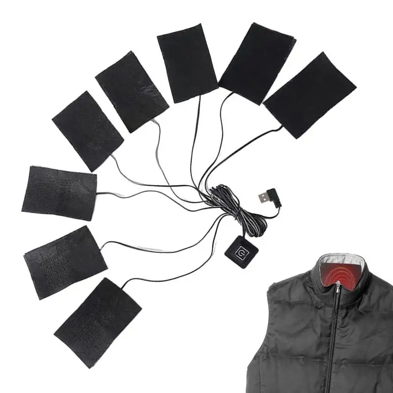 USB Clothes Heater Pad With 3 Gear Adjustable Temperature Electric ...