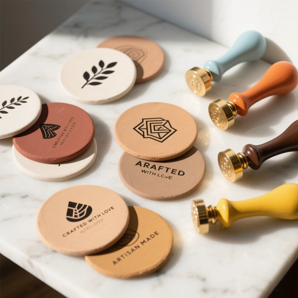 Customize Clay Stamps Personalized Pottery Clay Ceramic Stamps with ...