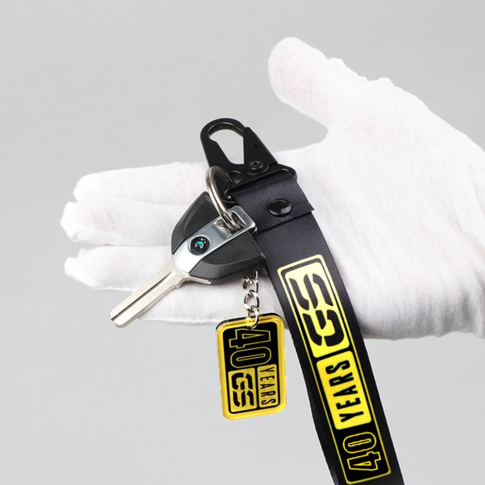 FOR BMW 40 Years GS Key Holder Chain Sticker Decal F650/700/800/850GS ...