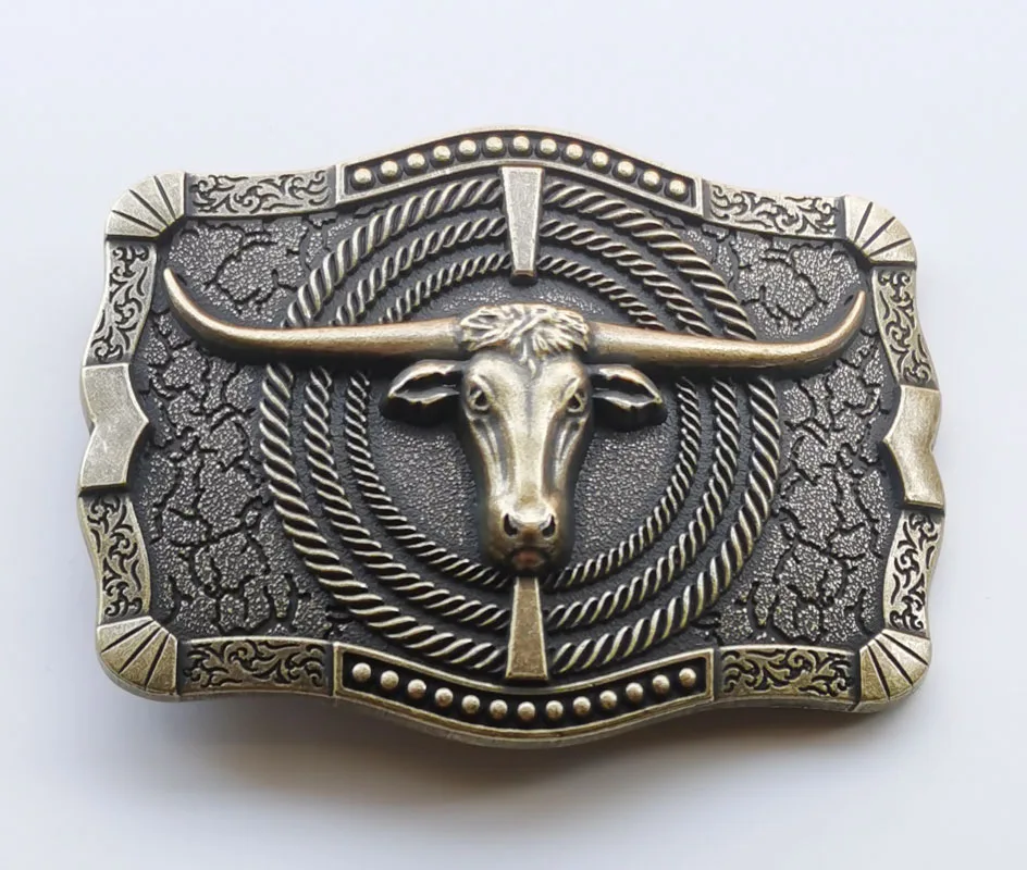 Zinc-alloy-Bull-Head-Belt-Shaped-Head-Buckle-suitable-for-3-8CM-wideth ...