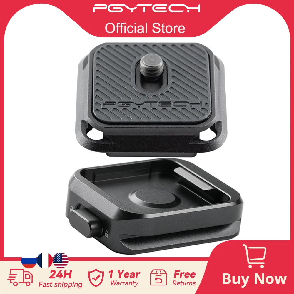 PGYTECH Quick Release Plate Adapter w/Arca Swiss Clamp Camera Mount for ...