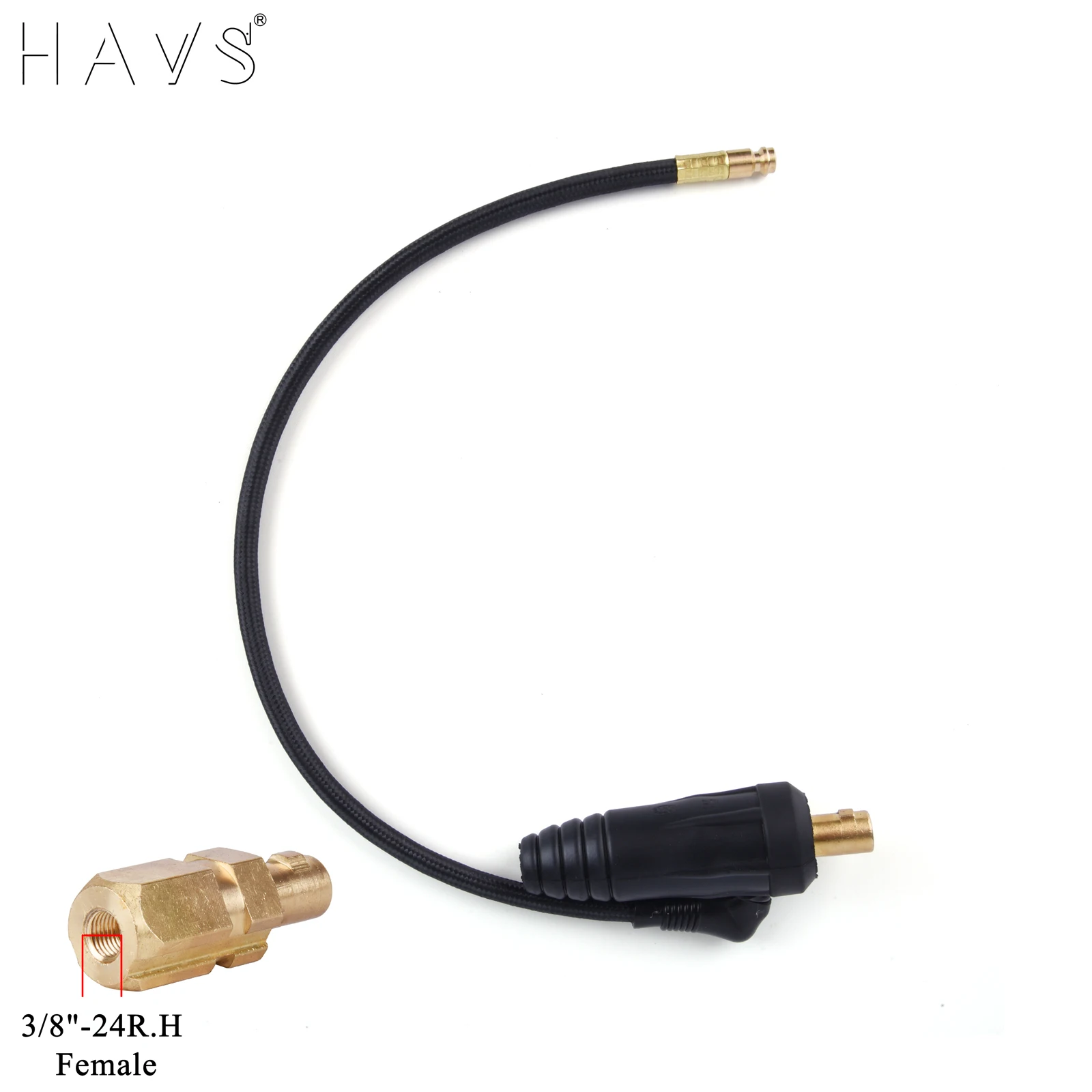 Dinse-35-70-TIG-Torch-Plug-with-Argon-gas-hose-Fit-WP9-WP17-Series-LDT ...