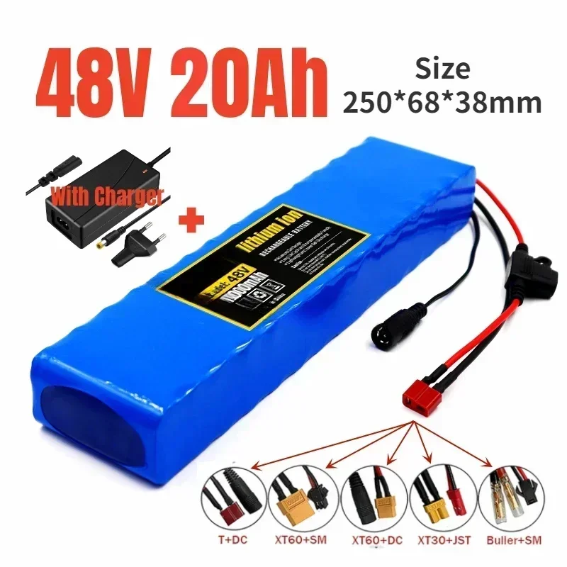 48V 13S2P 18650 Powerful Battery Pack, 20Ah Large Capacity Lithium ...