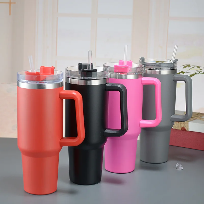 Vaso-con-mango-de-acero-inoxidable-botella-de-agua-de-1200ml-y-40oz ...