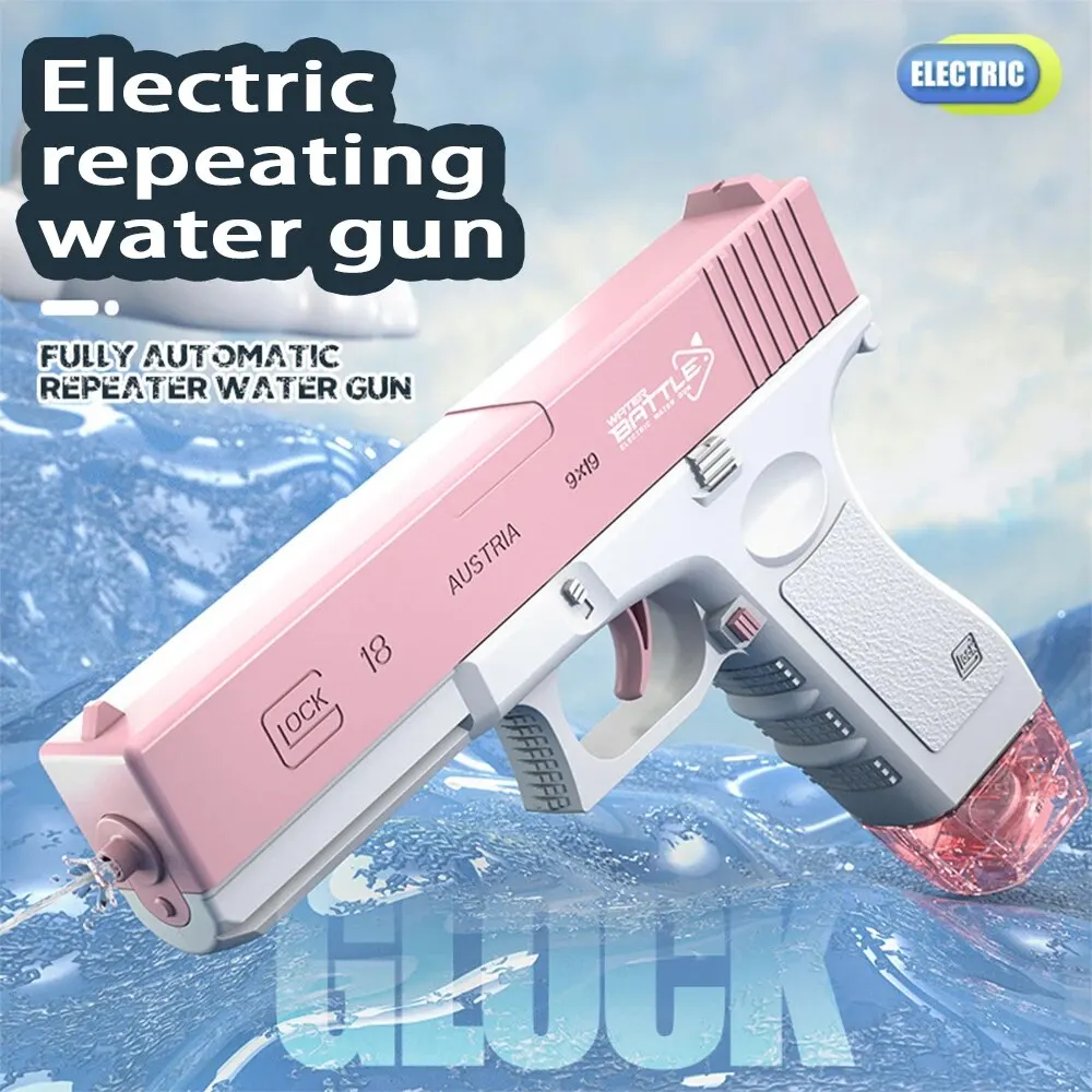 Glock-Automatic-Electric-Water-Gun-500cc-Large-Capacity-Super-Strong ...