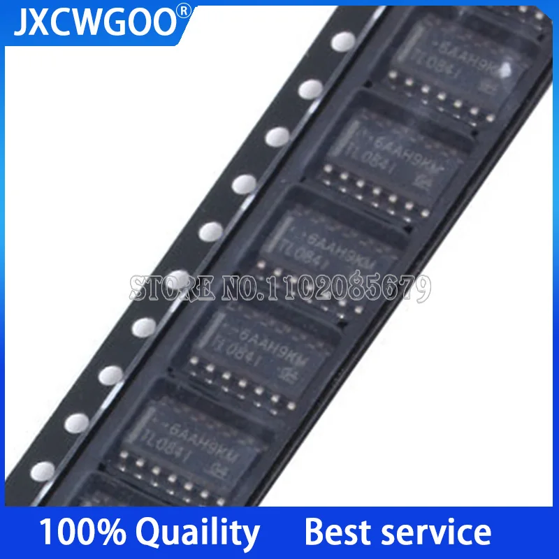 10PCS-TL084IDR-TL084I-TL0841-SOP14-Operational-amplifier-IC-chip-New ...