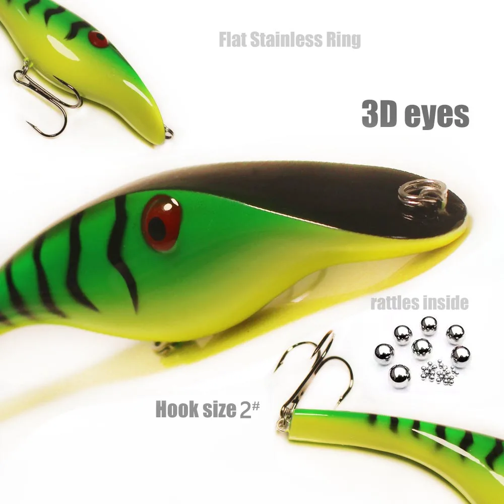 New-Zalt-Pike-Jerkbait-140mm-43g-Undberg-Stalker-Jerk-Bait-Fishing ...