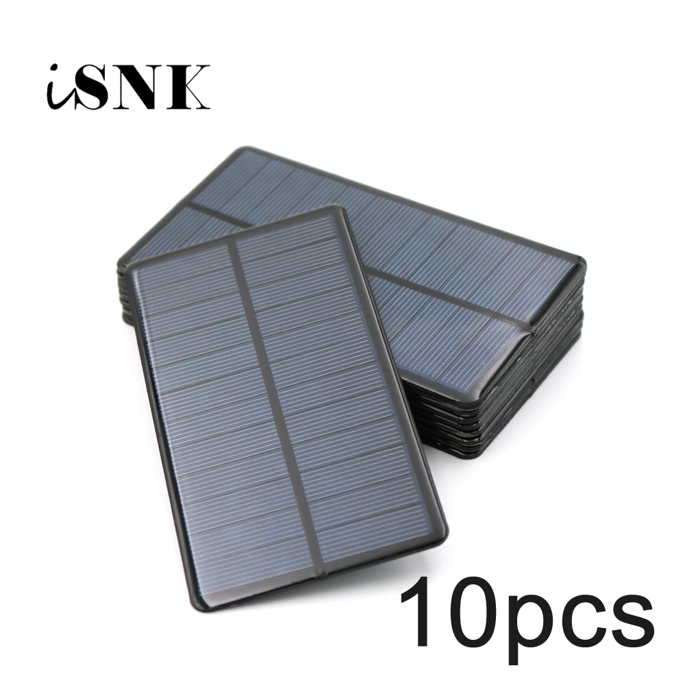 10pcs Diy Mini Solar Cell 6v 1 2 3 5 6 10 W Module Batteries Power ...