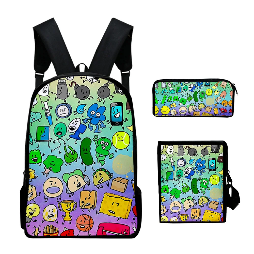 Jacknjellify Battle for Dream Island Merch Backpack 3 Pieces Sets ...