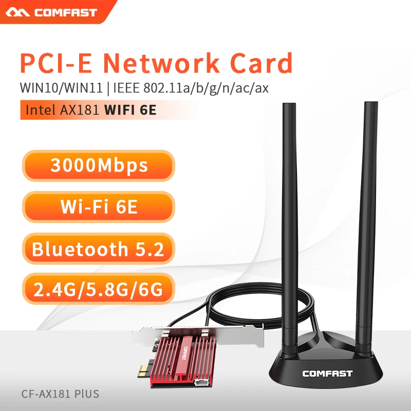 Pci Express Wifi Bluetooth Network Card | Wifi Bluetooth Adapter Dual ...