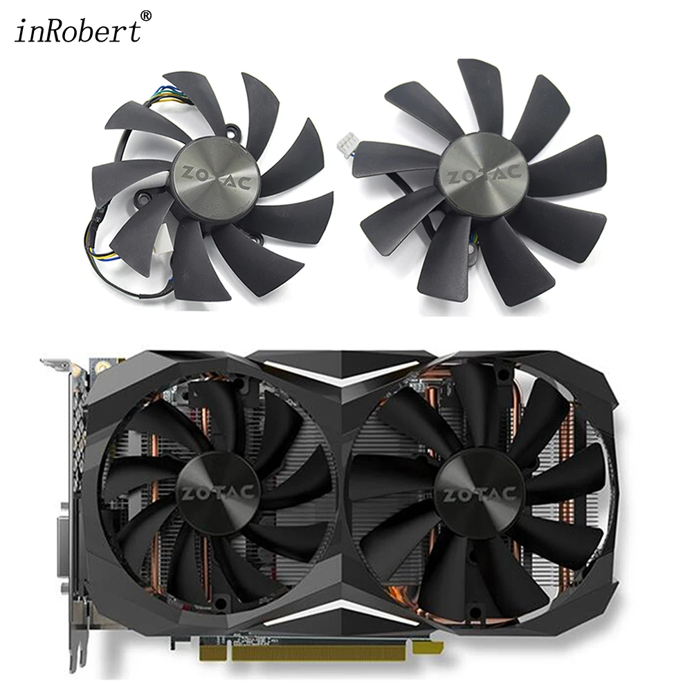 87mm Ga92s2h 100mm Gaa8s2h Gaa8s2u 4pin Cooler Fan For Zotac Gtx 1060 ...