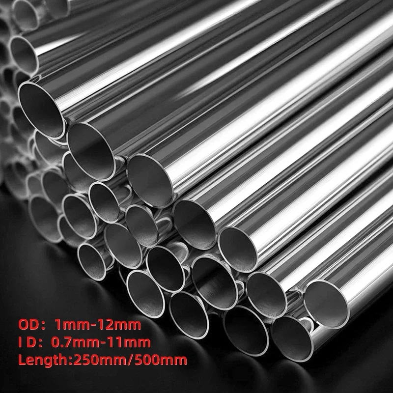 Tubo-recto-redondo-de-acero-inoxidable-304-1-10-piezas-250mm-500mm ...