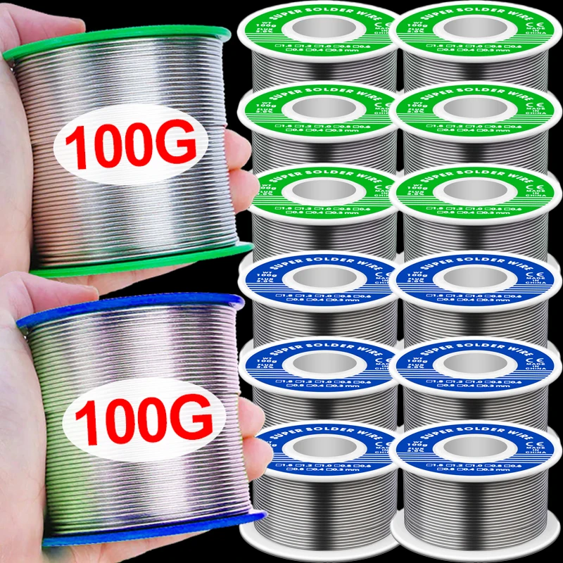 100/20g Easy Melt Solder Wire Low Temperature Stainless Steel Metal ...