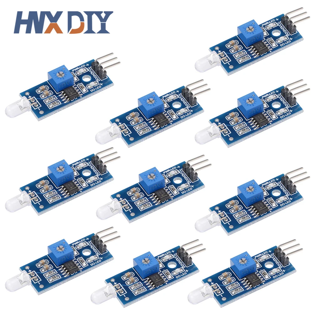 5-10pcs-3-3V-5V-modulo-fotodiodo-a-4pin-LM393-modulo-interruttore ...