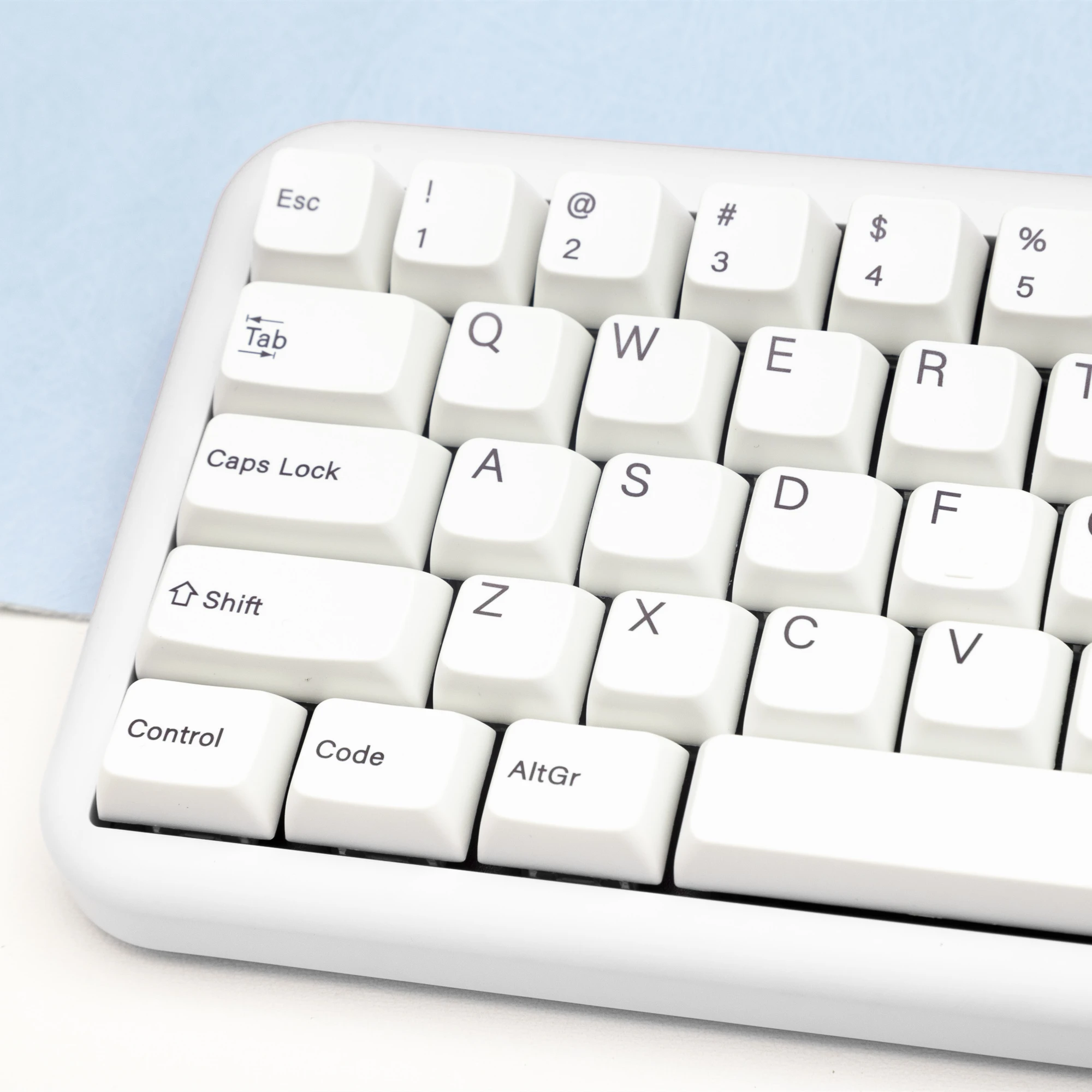Minimalista-branco-126-teclas-pbt-keycaps-sublima-o-de-tinta-japon-s ...