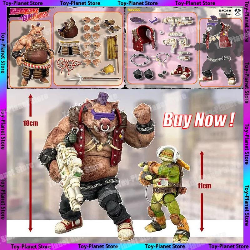 Rage-Toys-Samurai-Force-Wave-4-Gullinbursti-Tmnt-Turtles-Boss-Cyberpunk ...