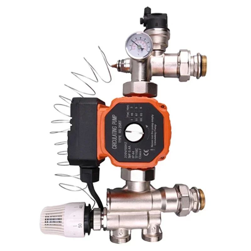 Water-Circulating-Pumps-Manifold-Hot-Cold-Mixing-Valve-For-Radiant ...