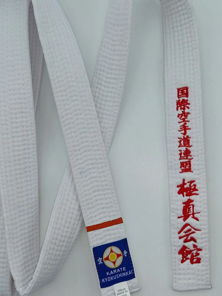 International Karate Federation Kyokushi Belts IKF Sports White Belt ...