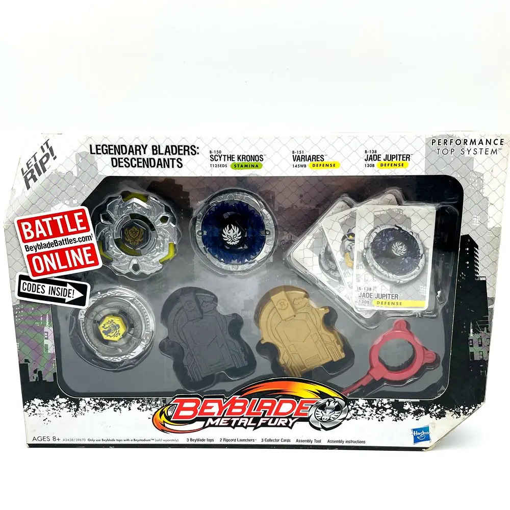 Beyblade Metal Fury Legendary Bladers Set