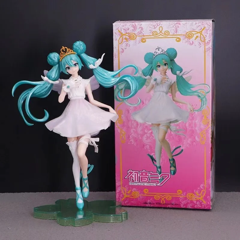 Furyu Sega Angel Hatsune Miku Figurine 15th Anniversary KEI Princess ...