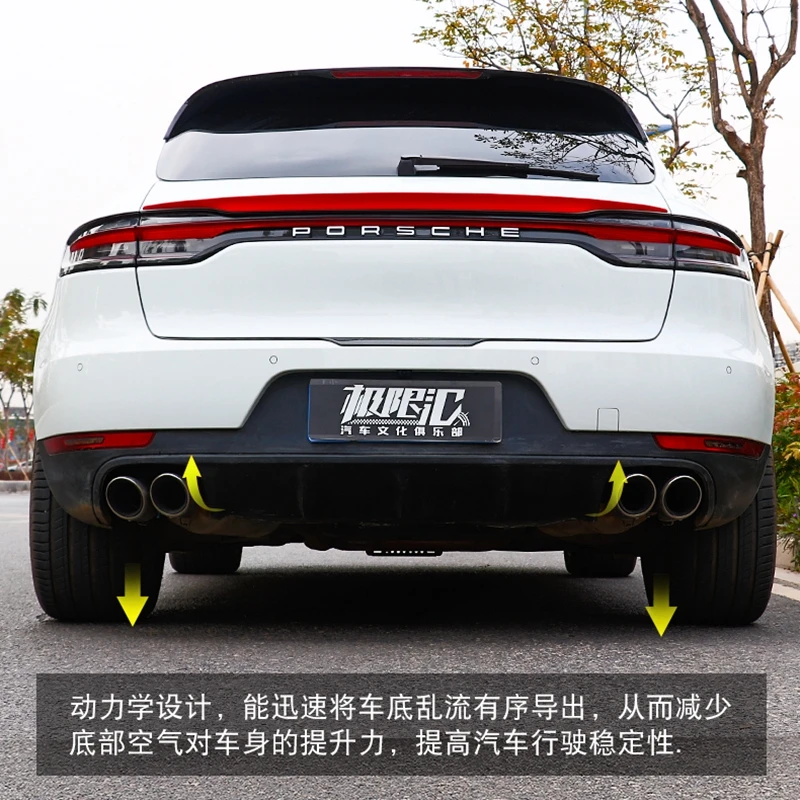 FOR Porsche Macan Gts Car Spoiler Macan Turbo Rear Tail Light ...